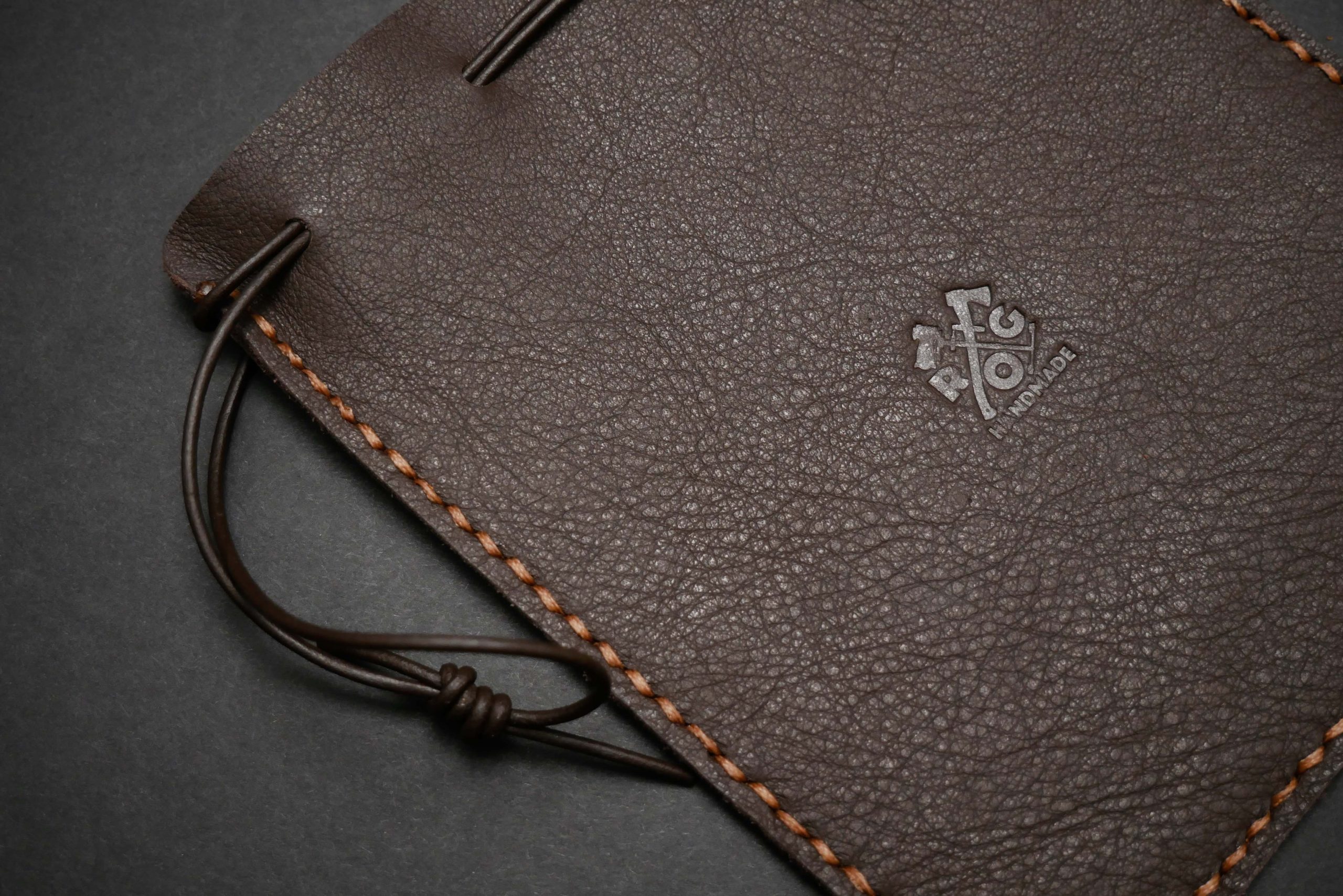 Deluxe Handmade Leather Multipurpose Drawstring Pouch - Made in USA