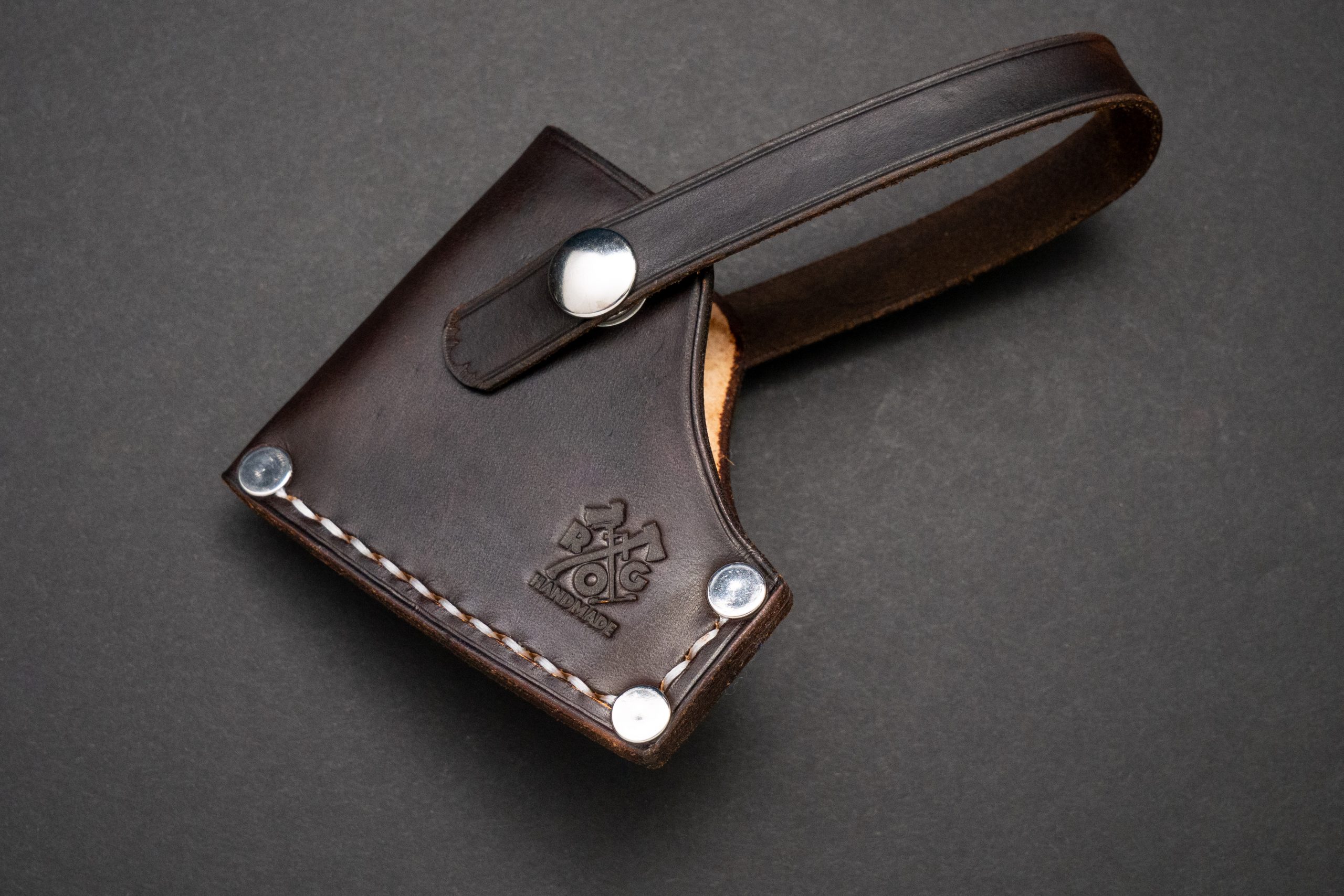 Fiskars Norden N12 Splitting Axe - ROG Custom Leather Sheath